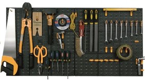 Velký panel na nářadí s 50 háčky