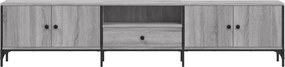 vidaXL TV skříňka se zásuvkou 200x25x44 cm kompozitní dřevo [838991] Barva: kouřový dub