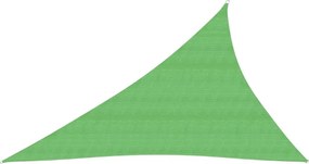 vidaXL Stínící plachta 160 g/m² 4 x 5 x 6,8 m HDPE [311321] Barva: světle zelená