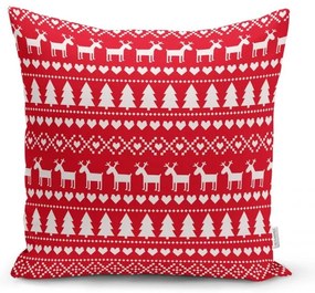 Sada 4 vánočních povlaků na polštář a běhounu na stůl Minimalist Cushion Covers Christmas