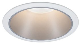Paulmann 93410 LED Cole, set bodovek v bílo-stříbrné úpravě, 3x6,5W LED 2700K tříkrokové stmívání, prům. 8,8cm, IP44
