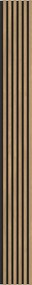 Mexen Lam-B, akustické stěnové lamely 275 × 30 cm, HDF deska 4 mm, technická dýha, borovice klasická, S100-275307-3015-012