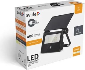 Entac LED reflektor s akumulátorem a solárním nabíjením / Venkovní sví