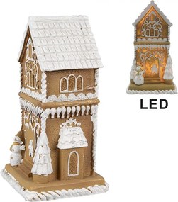 Svítící perníková chaloupka Gingerbread House - 8*8*15 cm