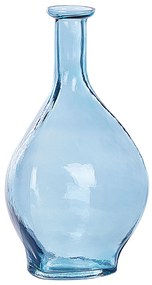 Sklo Dekorativní váza 28 Modrá PAKORA Beliani