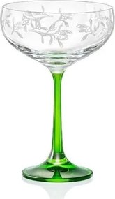 Crystalex Holly Jolly green 180 ml 4 ks
