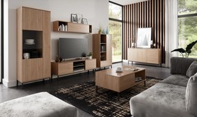 Moderní obývací pokoj Crazy sestava A, přírodní