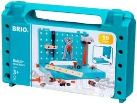 BRIO Stavebnice BUILDER Pracovní stůl s nářadím / od 3 let