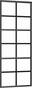 Posuvné dveře se sadou kování černé 76x205 cm ESG Glass 3375850