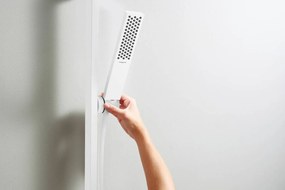 Hansgrohe Unica, sprchová tyč E Puro 650 mm s lehce posuvným držákem a sprchovou hadicí, chromová, HAN-24404000