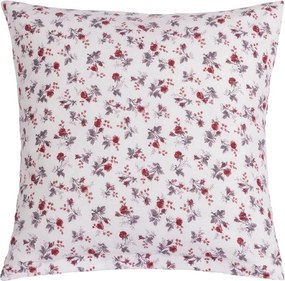 Bellatex Povláček flanelový 40x40 cm Růžička čerená