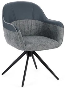 BIZZOTTO Otočné křeslo ISOTTA GREY 0733505