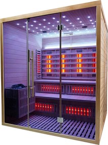 Marimex | Kombinovaná sauna Marimex UNITE XXL s Wi-Fi (FSC) + saunová kamna | 11100117