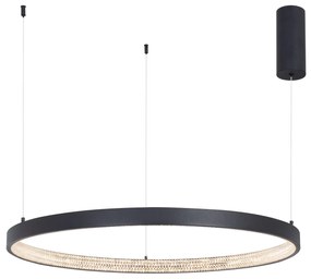 LED lustr Preston 80 černé