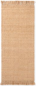 Hanse Home, Běhoun Handloom 106335 Fjord Natural Gold, 80x200, béžová, chodba / předsíň