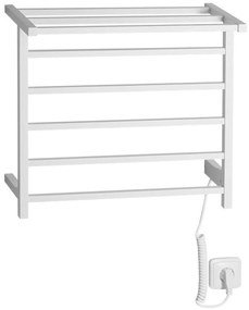 Sapho - Elektrický sušák ručníků Elzor 50x47 cm, 60 W, bílá mat EB500