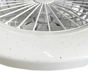 LED Stropní svítidlo s ventilátorem STAR LED/48W/230V + dálkové ovládání