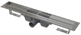Alca - Sprchový žlab 115 cm, s okrajem pro perforovaný rošt, nerez APZ1-1150