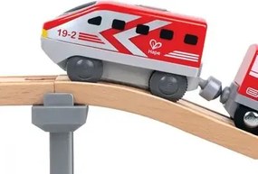 Hape Lokomotiva Intercity na baterie červená / od 3 let