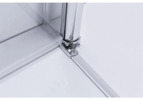 BPS-koupelny Čtvercový sprchový kout HYD-SK1190 100x100 chrom/transparent