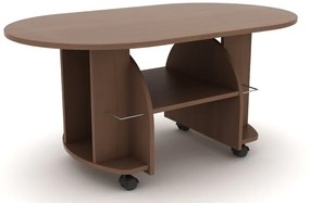 Konferenční stůl Vít 70×120 dub bordeaux
