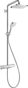 Hansgrohe Croma E, Showerpipe 280 1jet EcoSmart se sprchovým termostatem, chromová, HAN-27660000
