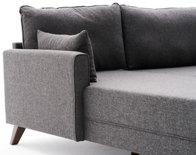 Hanah Home Designová pohovka BELLA antracit levá 275 cm 825BLC2577