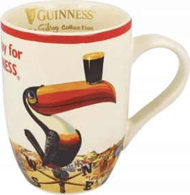 Guinness Flying Toucan keramický hrnek 30 Kč tukan The Gilroy Collection