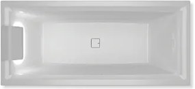 Riho Still Square Led L 170 x 75 cm vana akrylátová obdélníková bílá B100004005
