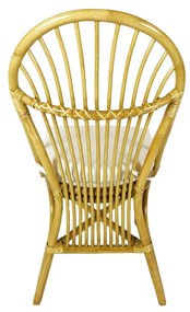 Ratanová jídelní židle BALI - světlý med