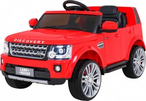 Ramiz Land Rover Discovery elektrické auto pro děti červené SUV + dálkové ovládání