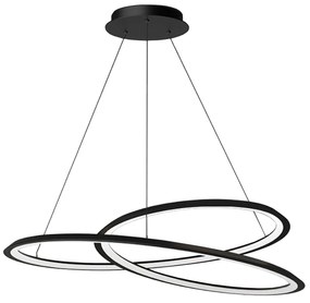 Toolight, LED závěsné svítidlo APP1194-CP, černá-bílá, OSW-40025