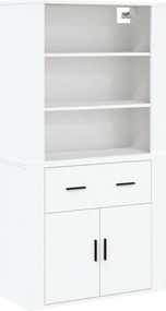 Skříň highboard bílá kompozitní dřevo 3185375
