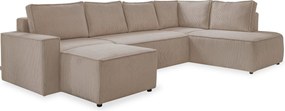 XXXLutz SEDACÍ SOUPRAVA, textil, šedohnědá MID.YOU - Sedací soupravy - 001454005702