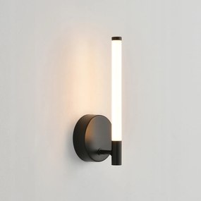 Černá minimalistická nástěnná lampa Clode s Led tyčí, ideální do ložnice
