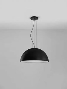 Černo-bílé designové svítidlo Tholos