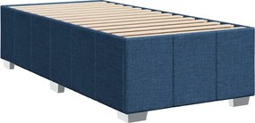 Box spring postel s matrací modrá 90x200 cm textil 3285448