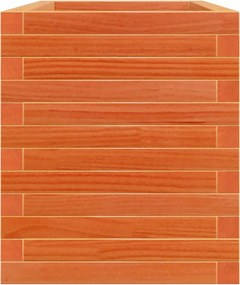 Zahradní truhlík voskově hnědý 70x40x46 cm masivní borové dřevo 3282441