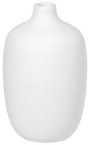 Bílá keramická váza Blomus, výška 13 cm