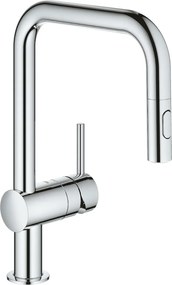 Grohe Minta dřezová baterie s vytahovací sprškou chrom 32322002 G32322002