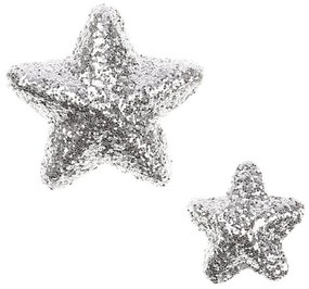 Hvězdičky z polystyrenu VP2050 stříbrná