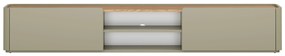 TV stolek Elivo 220 cm - eukalyptus / dub baltic dune