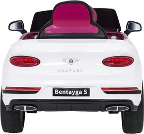 Elektrické autíčko Bentley Bentayga S bílé