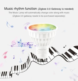 LED Solution Mi-Light MiBoxer ZIGBEE LED žárovka RGB+CCT 4W GU10 FUT103Z