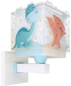Dalber 63459 - Dětská nástěnná lampa BABY DINOS 1xE27/15W/230V pestrobarevná