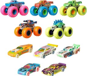 Sada autíček Mattel HCB57 Hot Wheels Monster Trucks