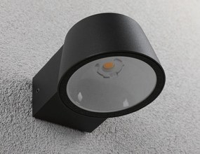 P 94452 Venkovní nástěnné svítidlo Capea černá IP44 6W 230V teplá bílá - PAULMANN