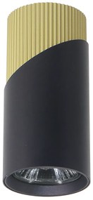Stropní svítidlo Neo, 1x černé/zlaté kovové stínítko