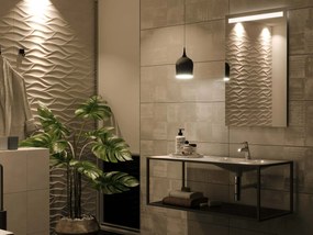 Zrcadlo do koupelny s LED osvětlením M12