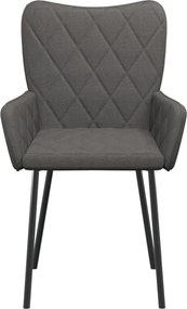 vidaXL Jídelní židle 2 ks textil [344832] Barva: světle šedá